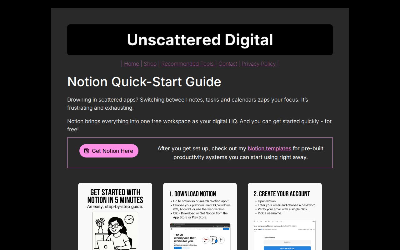 Notion Quick-Start Guide